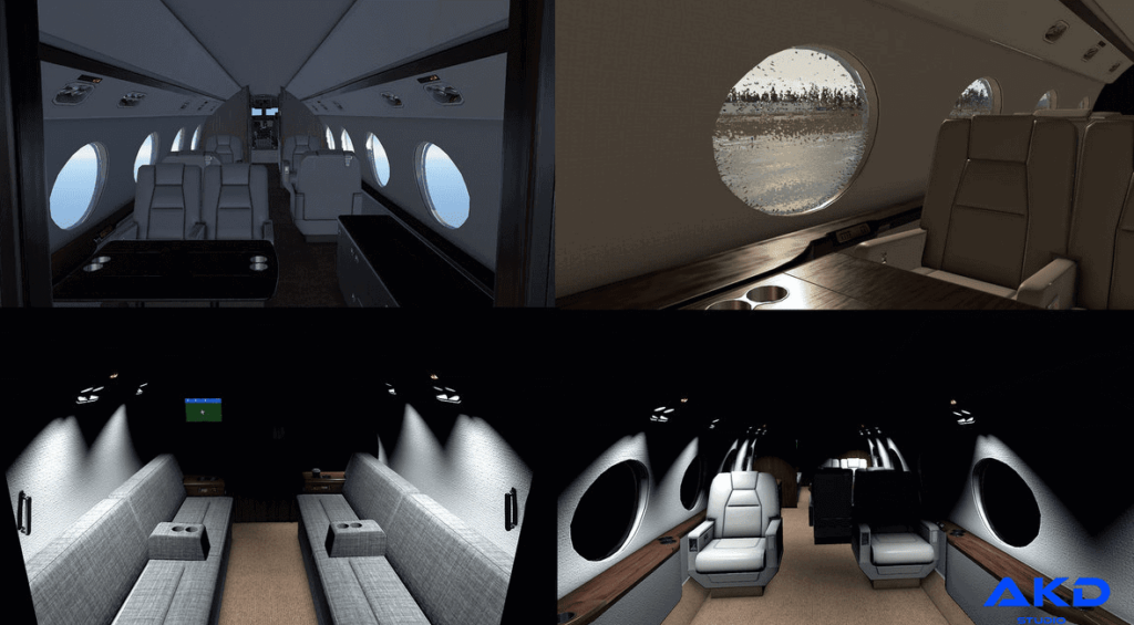 AKD Studio Releases GLF550 for X-Plane - FSNews