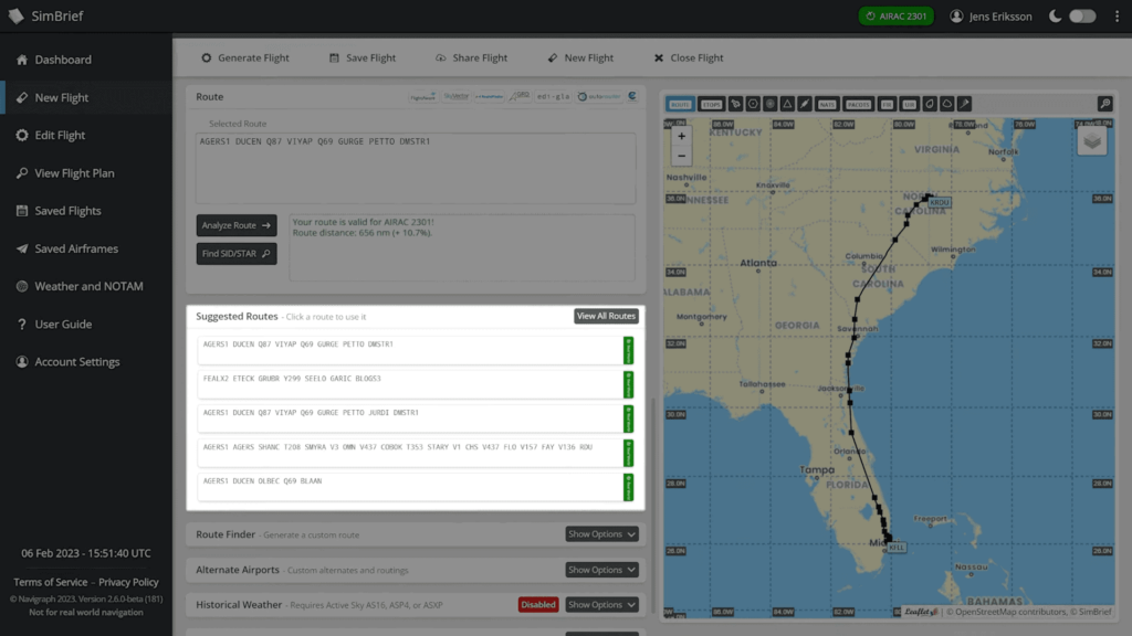 SimBrief Has Undergone A Complete Makeover - FSNews