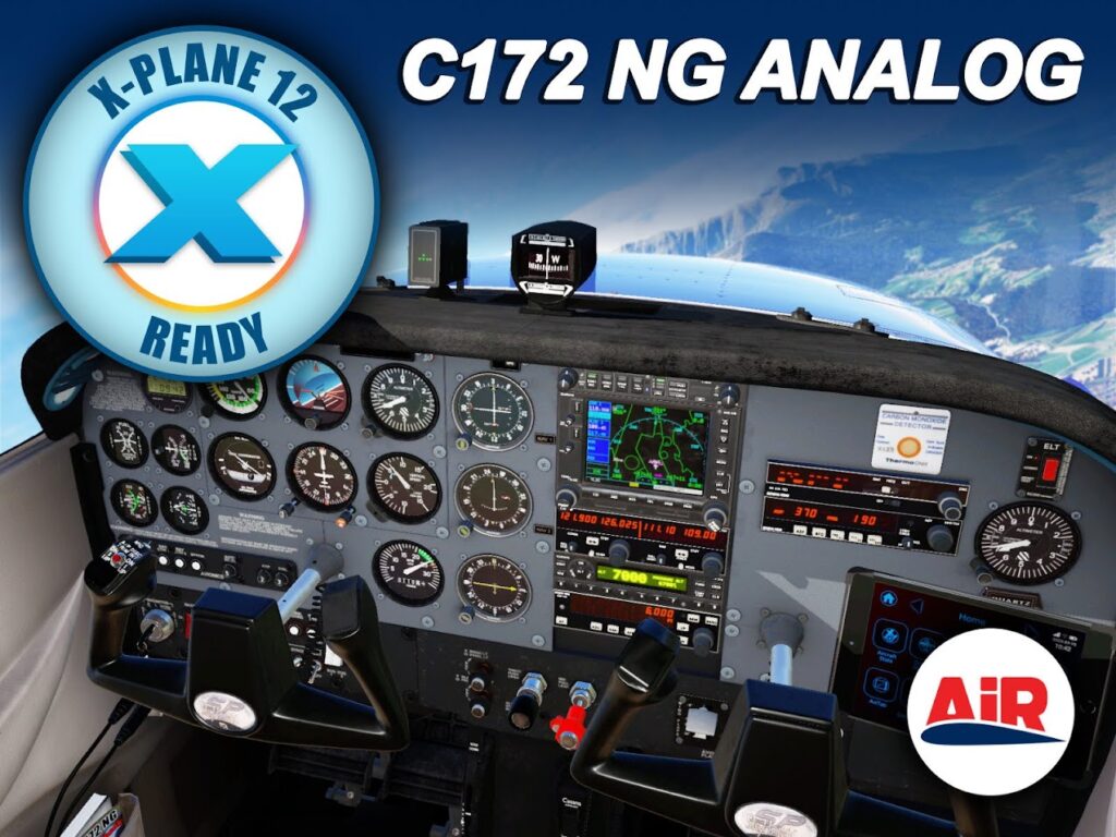 Airfoillabs Releases Cessna C172 NG Analog for X-Plane - FSNews