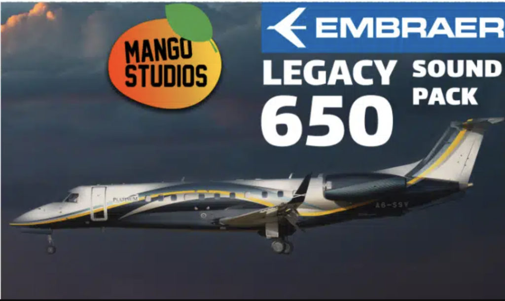 Mango Studios Releases ERJ Family Sound Pack For X-Plane - FSNews