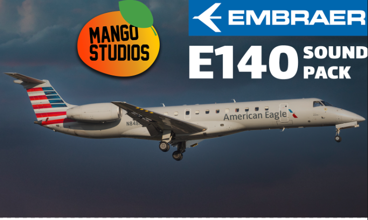 Mango Studios Releases ERJ Family Sound Pack For X-Plane - FSNews