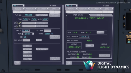 Digital Flight Dynamics Gives A350 Progress Update - FSNews