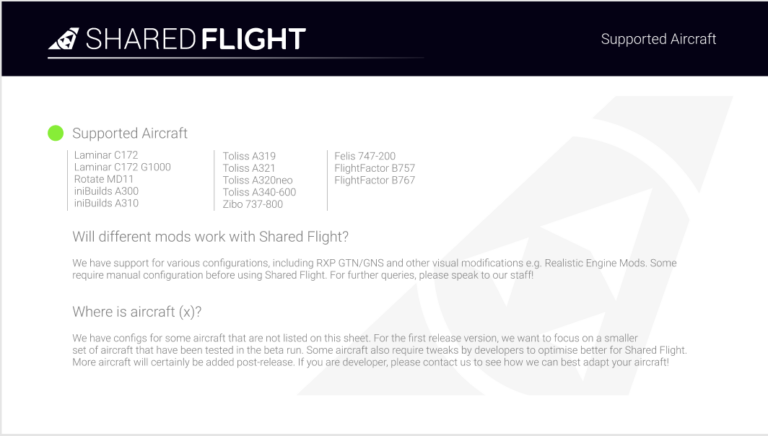 Shared Flight Released for X-Plane 12 - FSNews