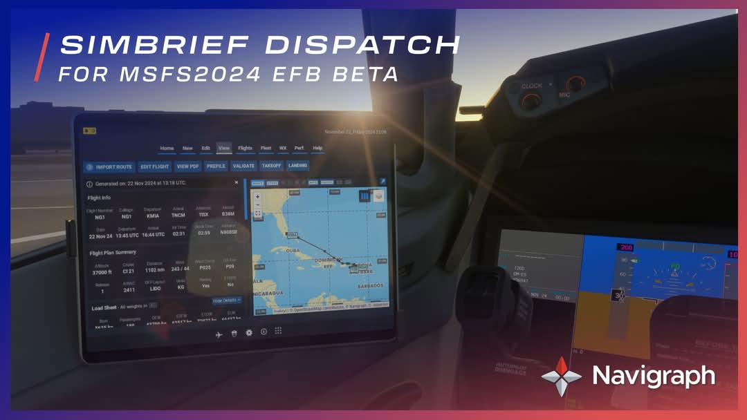 Navigraph Announces MSFS 2024 Compatibility and EFB Integration - FSNews