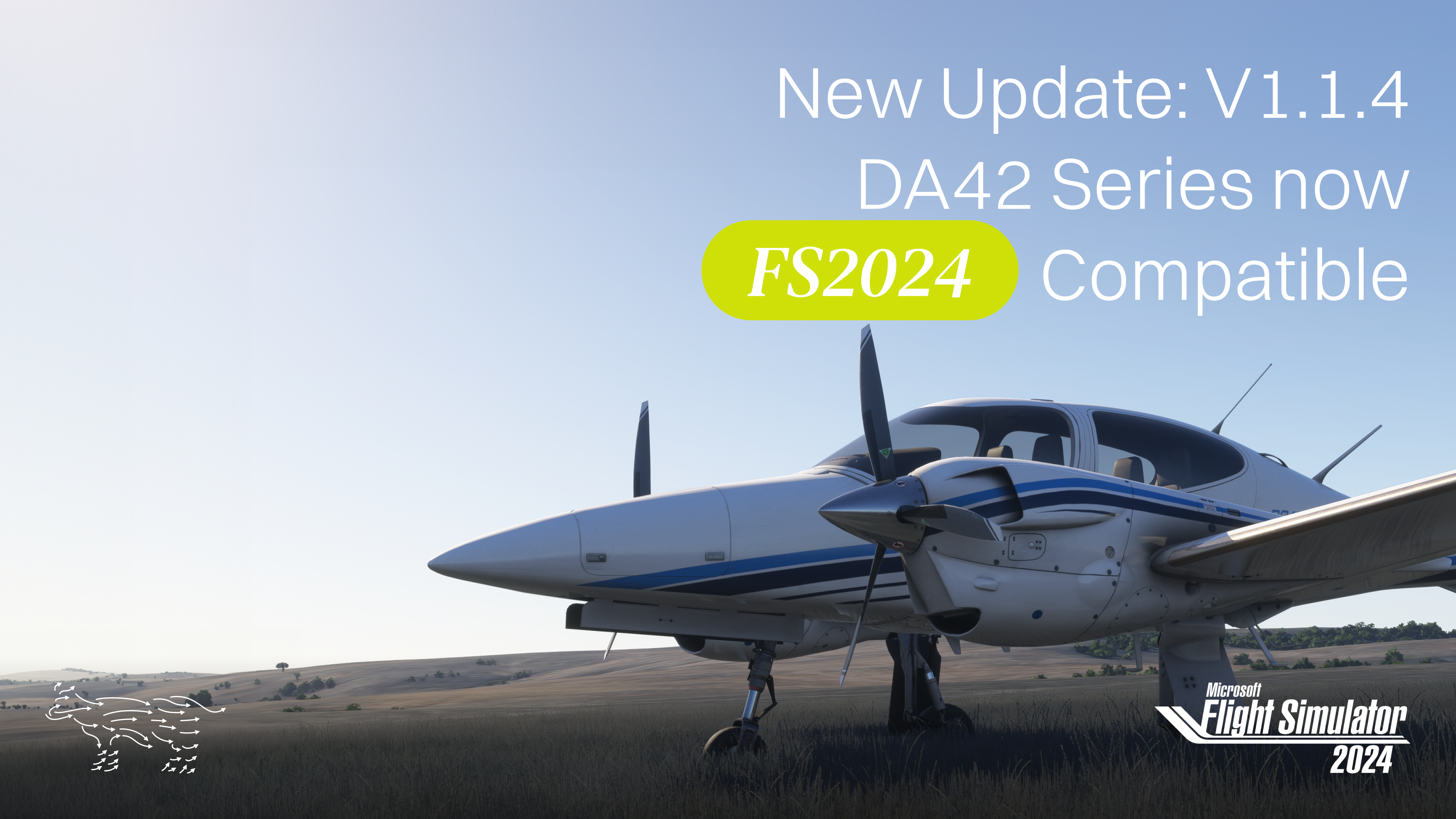 COWS Updates Diamond DA42 Series, Now MSFS2024 Compatible - FSNews
