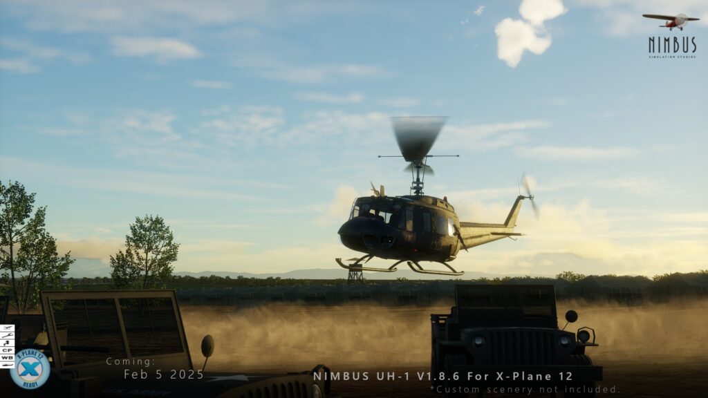 Bell UH-1 from Nimbus Now Compatible with X-Plane 12 - FSNews