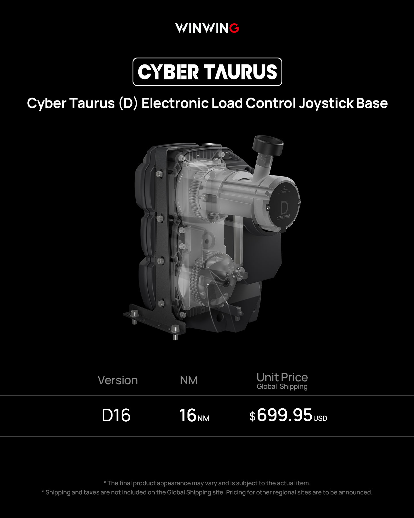 WINWING Details Cyber Taurus Pricing and Opens PAP 3 Orders - FSNews
