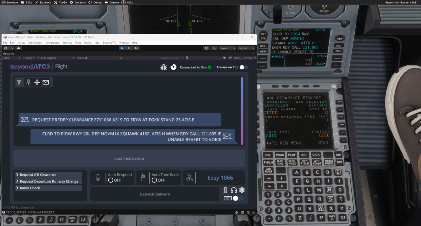 BeyondATC Presents New CPDLC Functionality - FSNews