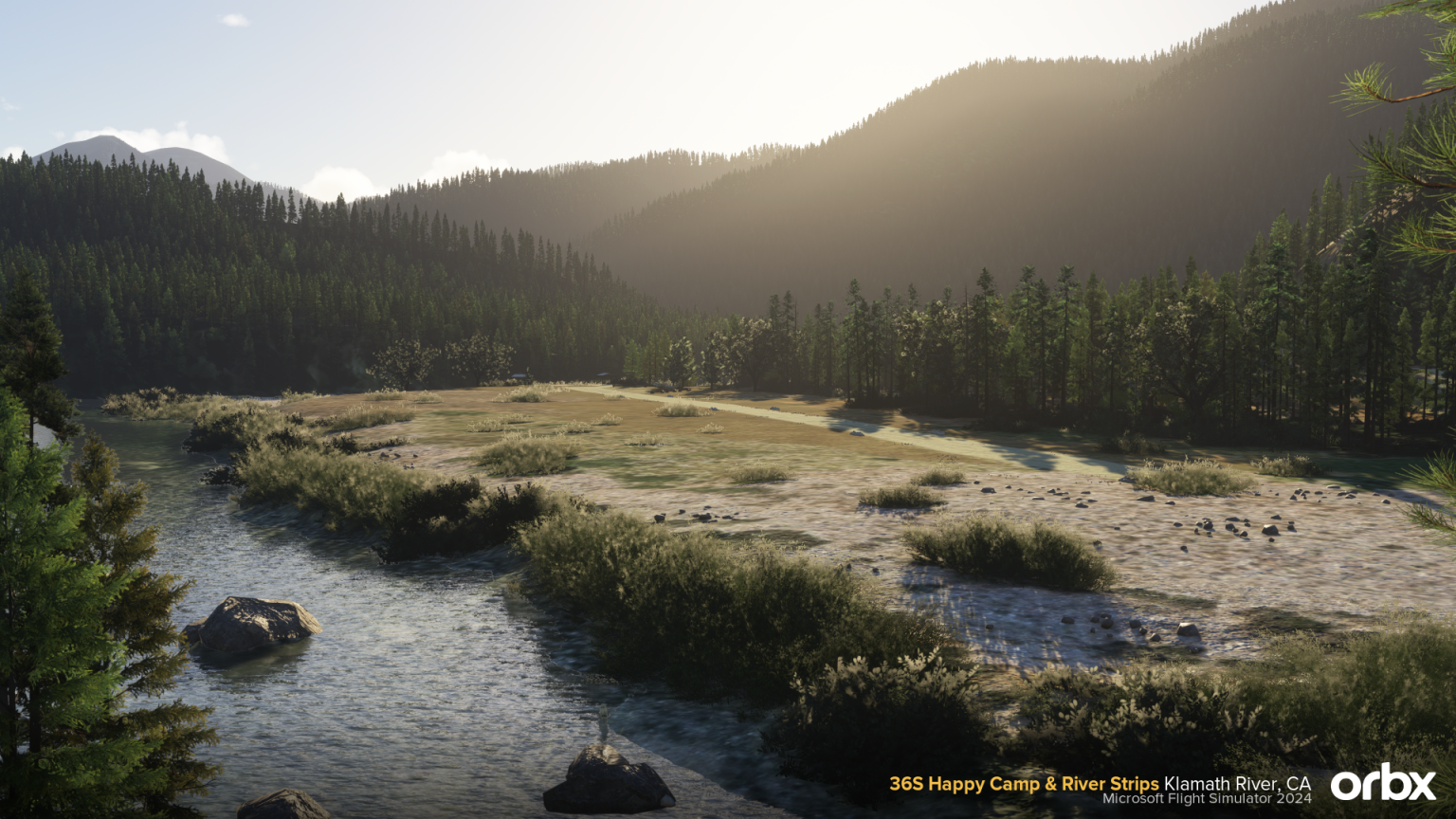 Orbx Releases Happy Camp & River Strips Scenery for MSFS - FSNews